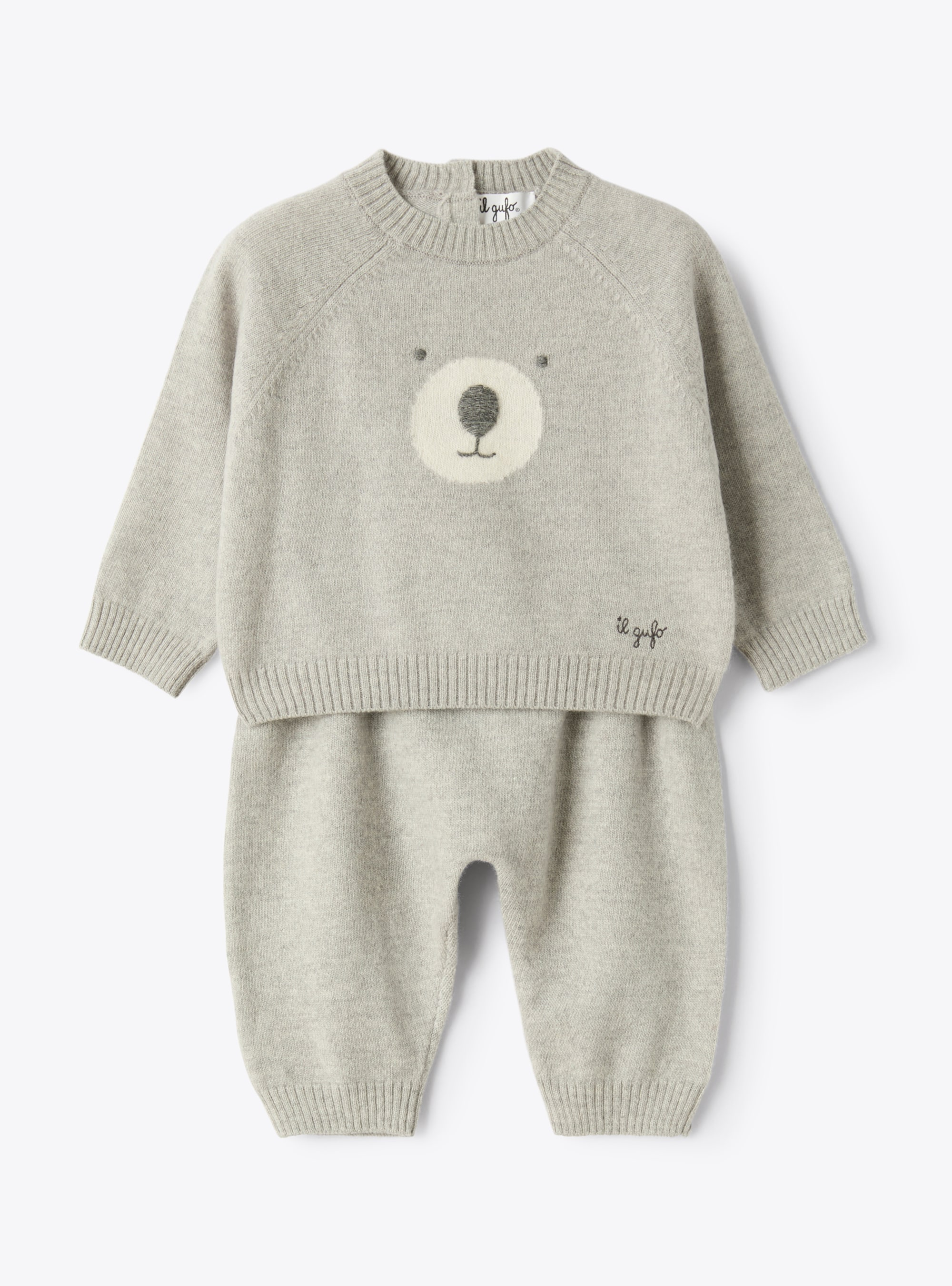 Wool two-piece set | Il Gufo